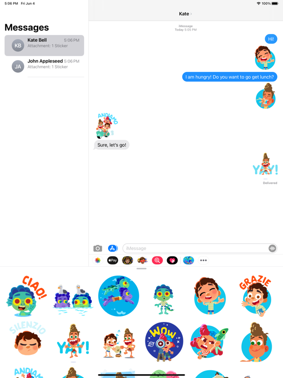 Pixar Stickers: Luca for iOS (iPhone/iPad/iPod touch) Latest Version at ...