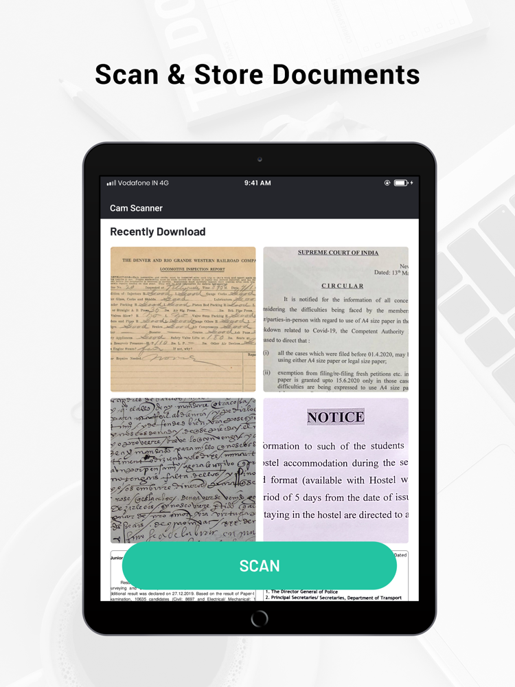 Cam Scan - PDF Scanner App para iOS (iPhone/iPad) - Baixar Grátis no ...