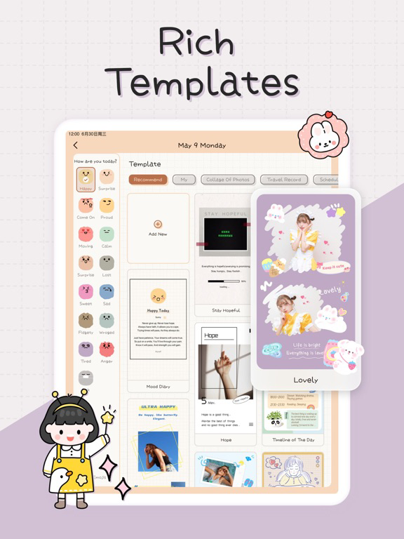 Mininote - Cute note and diary for iOS (iPhone/iPad/iPod touch) - Free ...