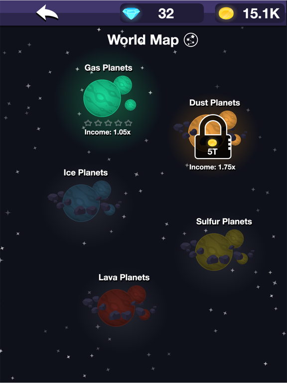 Planet Miner FRVR pour iOS (iPhone/iPad/iPod touch) - Téléchargement ...