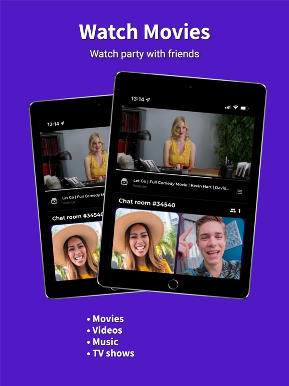 Watch movies together: WEVER for iOS (iPhone/iPad/iPod touch) - Free ...