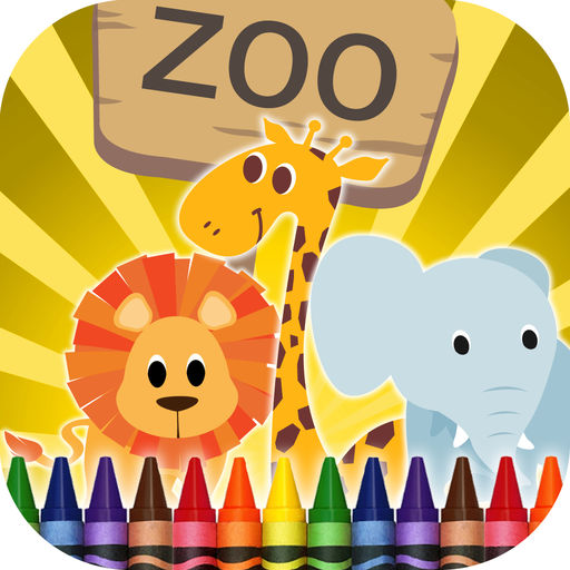 Coloring Book Zoo Animals for iOS (iPhone/iPad) - Free Download at AppPure