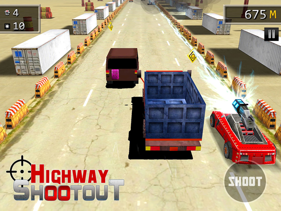 Highway Car Shooting Rider for iOS (iPhone/iPad) - Free Download at AppPure