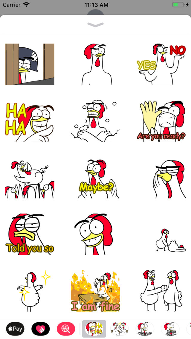 Chicken Bro 20 Sticker Pack for iOS (iPhone/iPad) Latest Version at $0. ...