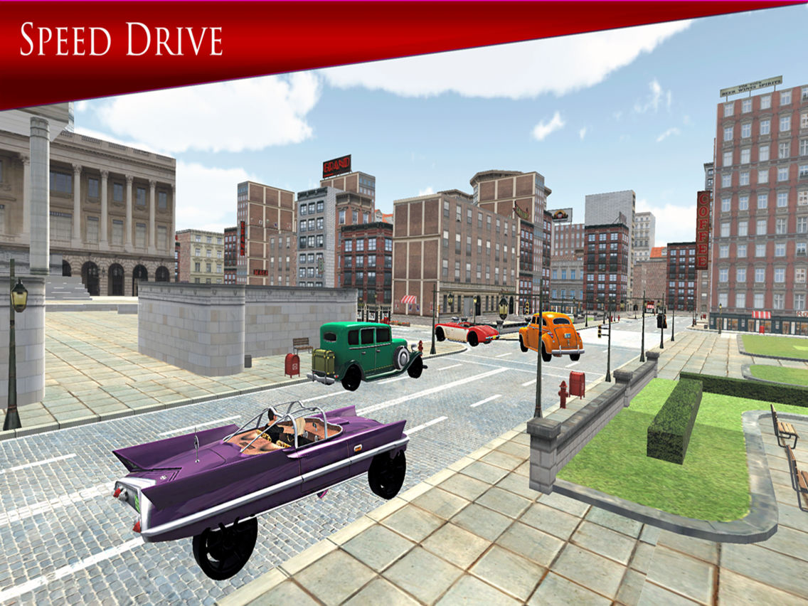 Old School Driving in Car : Free Play Racing Game for iOS (iPhone/iPad ...