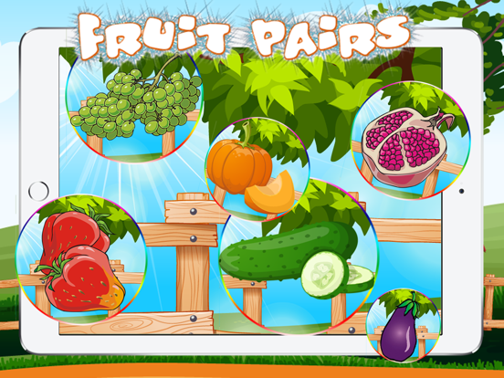 Fruit And Vegetable Matching - Pairs Game for Kids for iOS (iPhone/iPad ...