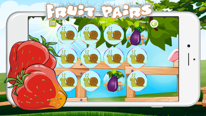 Fruit And Vegetable Matching - Pairs Game for Kids for iOS (iPhone/iPad ...