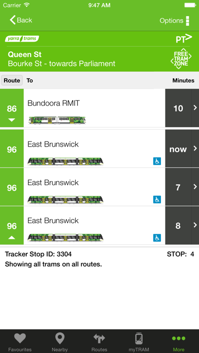 tramTRACKER for iOS (iPhone/iPod touch) - Free Download at AppPure