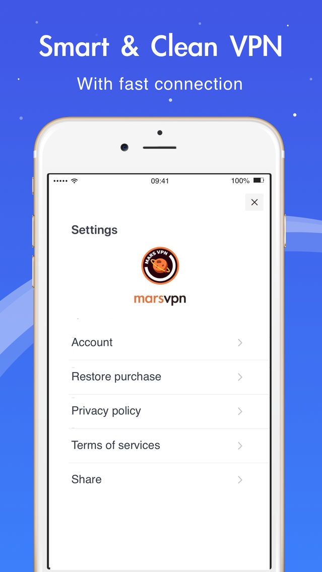 Mars VPN - BetterNet for iOS (iPhone) - Free Download at AppPure