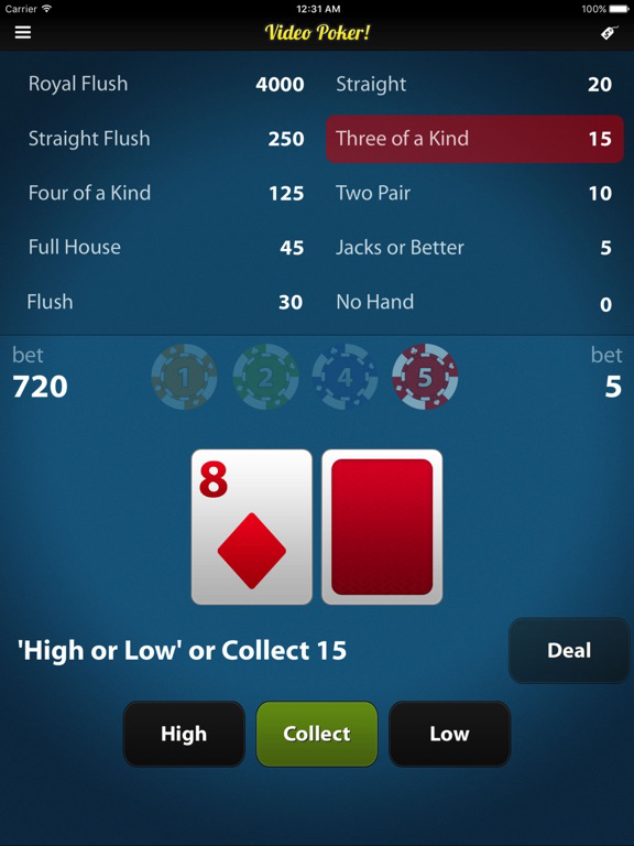 Laden Sie Video Poker! für iOS (iPhone/iPad/iPod touch) bei AppPure ...