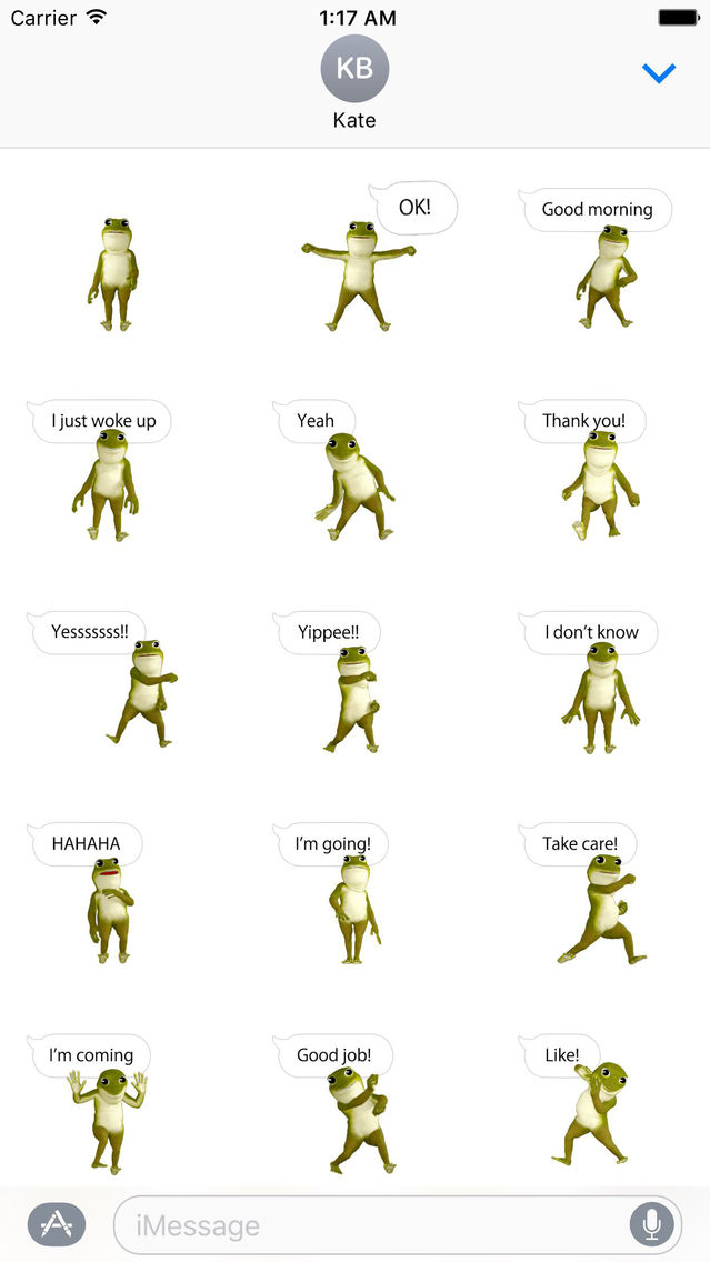 Animated Frogs Dance And Chat for iOS (iPhone/iPad) Latest Version at ...