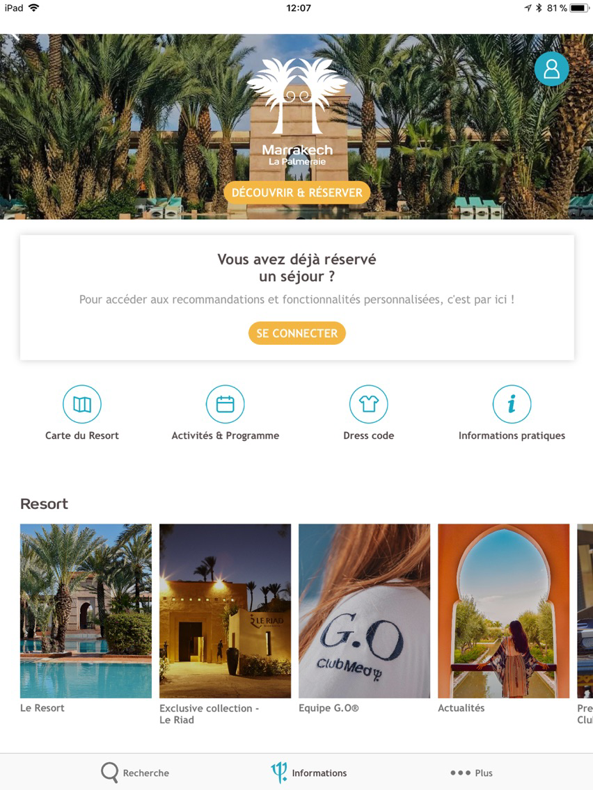 My Club Med for iOS (iPhone/iPad) - Free Download at AppPure