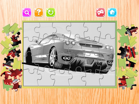 Super Car Puzzle Game Vehicle Jigsaw for kids for iOS (iPhone/iPad/iPod ...