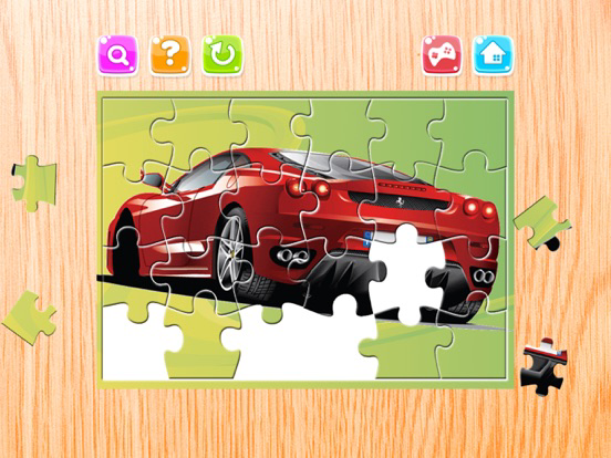 Super Car Puzzle Game Vehicle Jigsaw for kids for iOS (iPhone/iPad/iPod ...