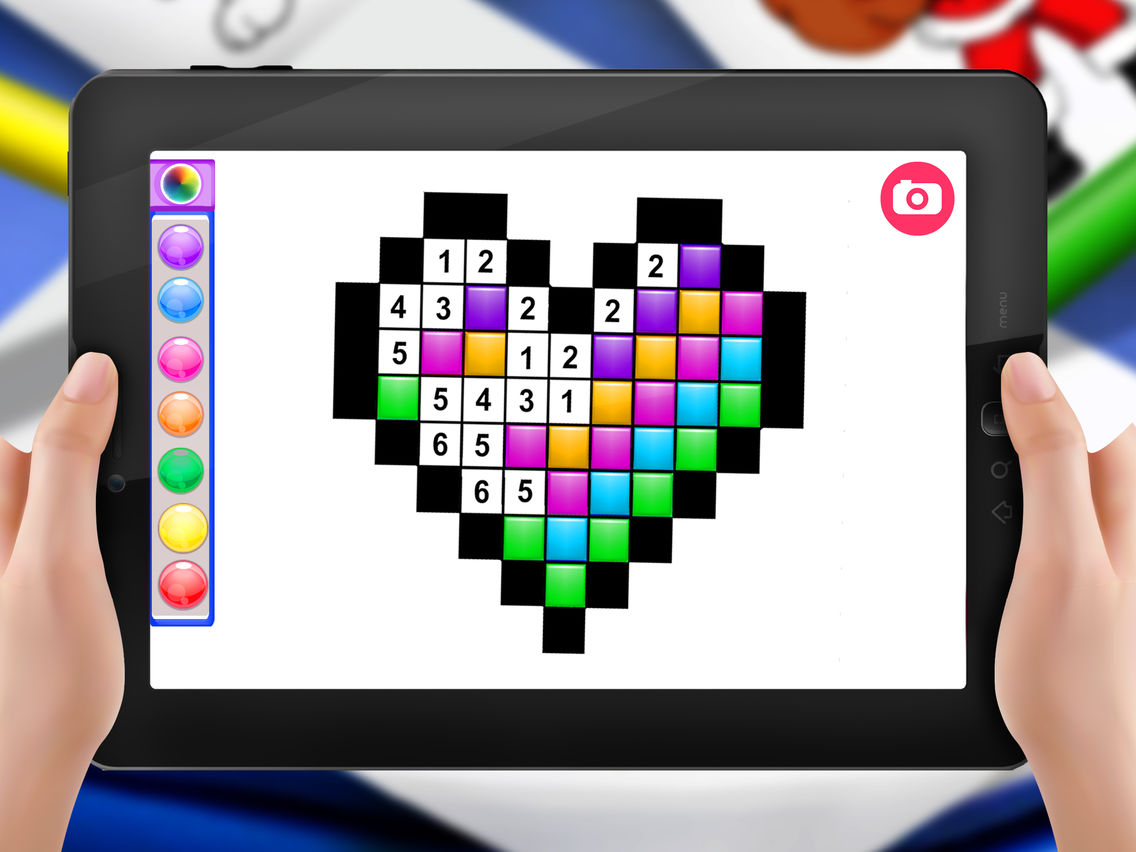 Number Coloring Pixel Art Page for iOS (iPhone/iPad) - Free Download at ...