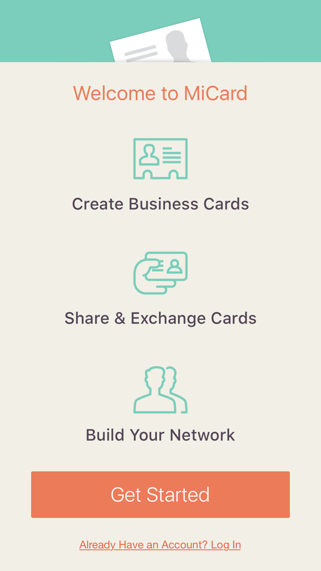 MiCard – The Easy Digital Business Card Sharing App for iOS (iPhone ...