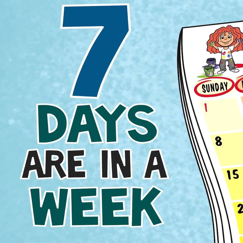 Days Of Week Learning For Kindergarten kids Using Flashcards and sounds ...