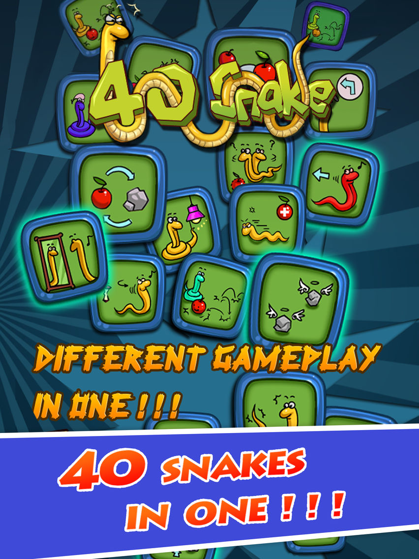 Snake All-in-One - 40 classic snake gamebox for iOS (iPhone/iPad ...