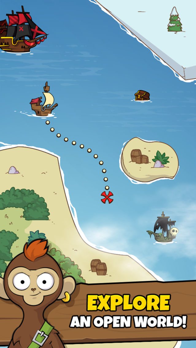 Chimps Ahoy! - Kizi Pirate Game pour iOS (iPhone) - Téléchargement ...