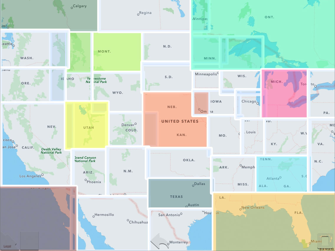 iOS(iPhone/iPad)용 Drawing Maps - Draw on Map, POI Locations Mapper ...