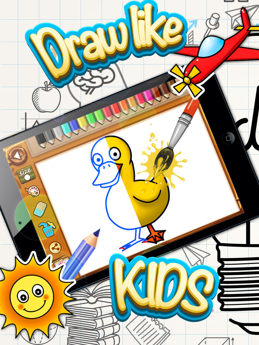 Easy Drawing Kids Learning lessons for iOS (iPhone/iPad) - Free ...