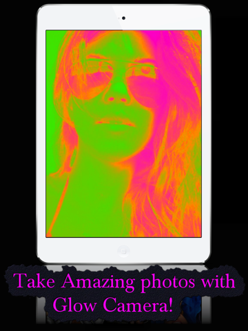 Glow Camera - View Crazy Cool Neon Fluorescent Rainbow Splash Colors ...