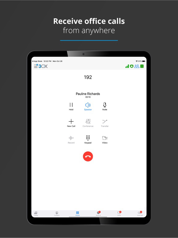 3CX for iOS (iPhone/iPad/iPod touch) - Free Download at AppPure