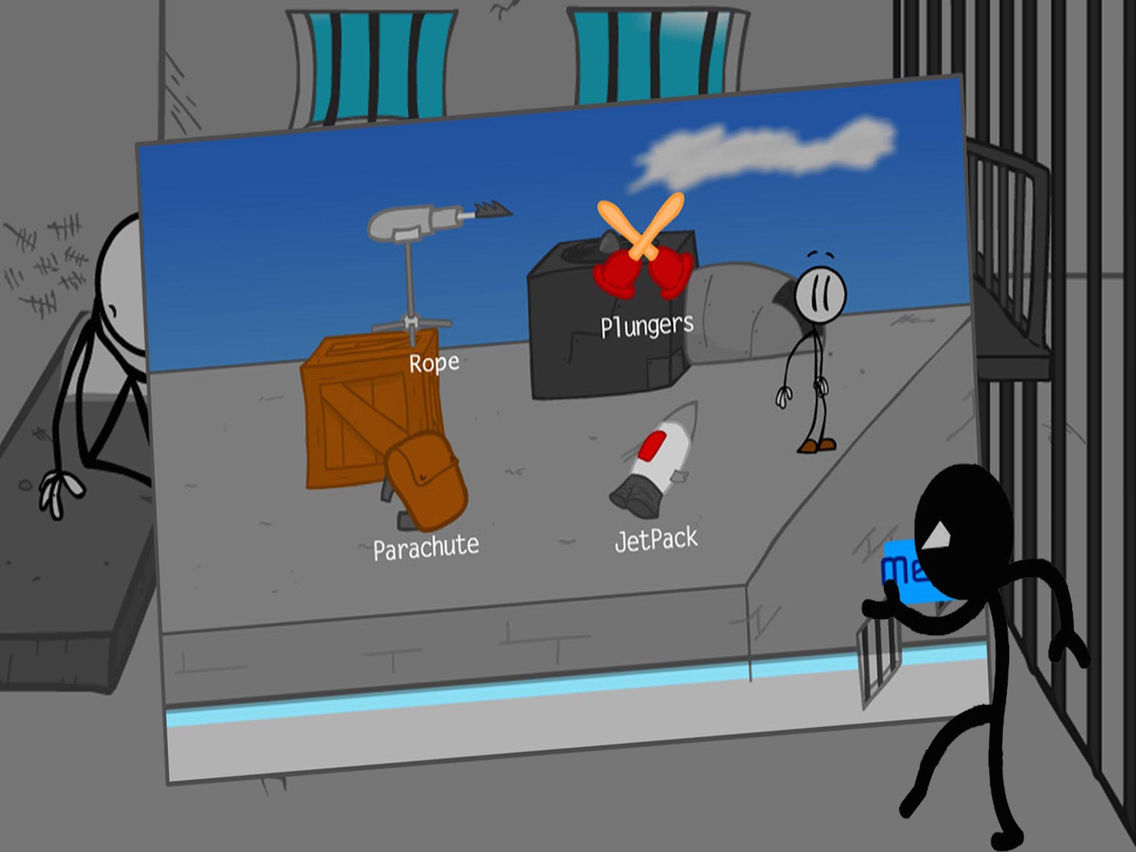 Stickman Prison Escape Sim for iOS (iPhone/iPad) - Free Download at AppPure