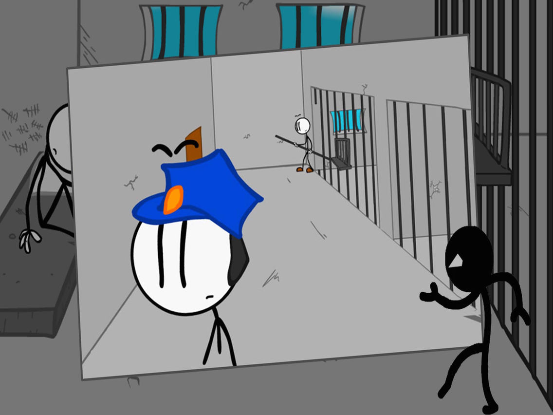 Stickman Prison Escape Sim for iOS (iPhone/iPad) - Free Download at AppPure