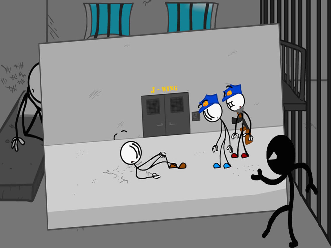 Stickman Prison Escape Sim for iOS (iPhone/iPad) - Free Download at AppPure