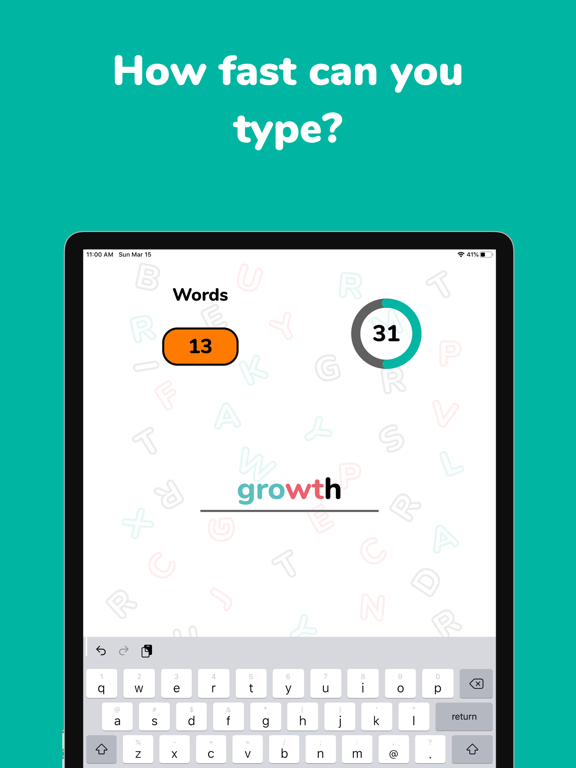 Type Fast - Typing Practice for iOS (iPhone/iPad/iPod touch) - Free ...