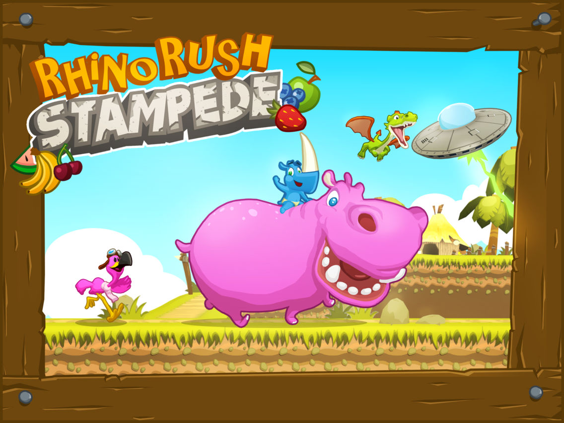 Rhino Rush Stampede for iOS (iPhone/iPad) - Free Download at AppPure