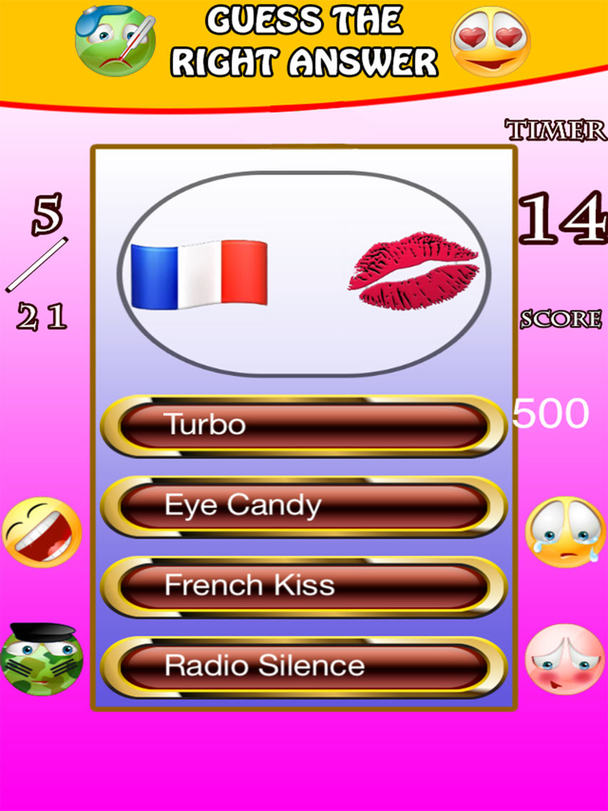 Emoji Quiz - Guess smiles cartoon,wrestler brand... logos game para iOS ...