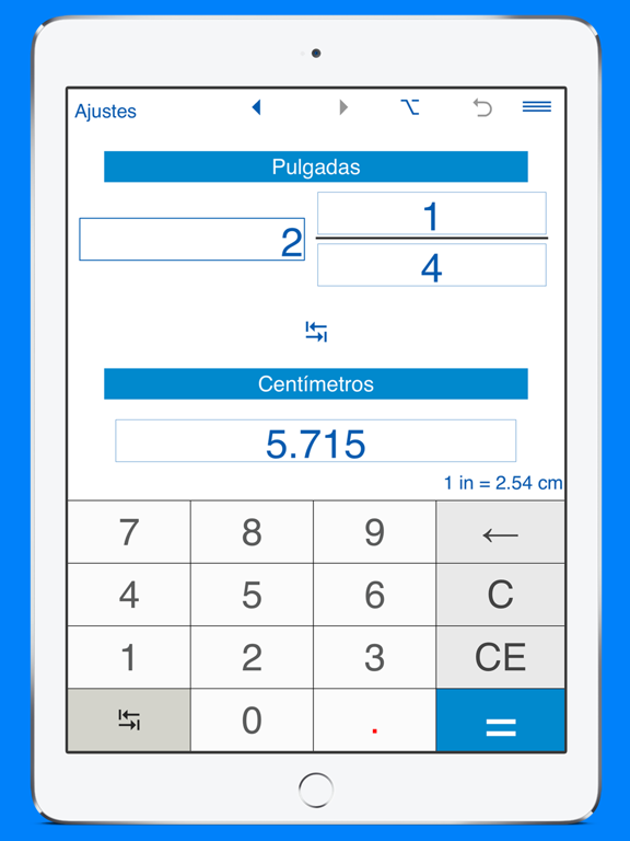 أحدث إصدار Pulgadas / cm convertidor لنظام iOS (iPhone/iPad/iPod touch ...
