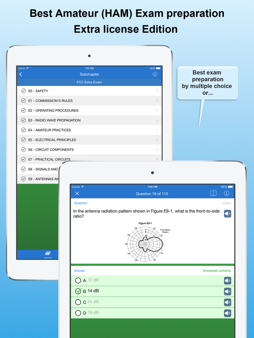 HAM Radio Extra Exam prep for iOS (iPhone/iPad) Latest Version at $2.99 ...