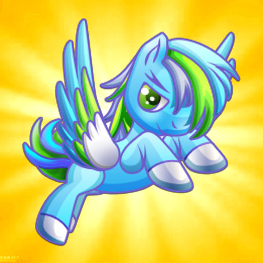 Flappy Blue Unicorn Attack: Pretty Pet Fly-ing Pony Bird Adventure ...