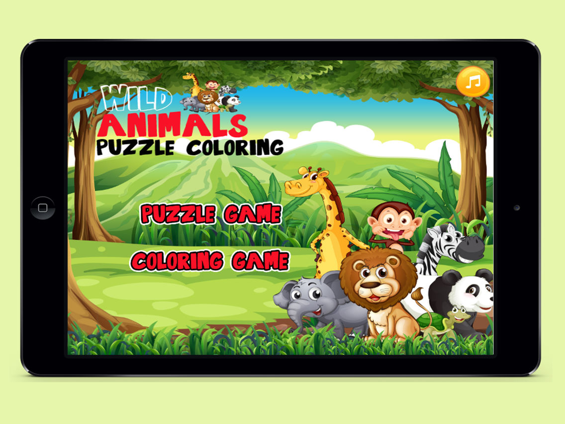Wild Animals Puzzle Coloring for iOS (iPhone/iPad) - Free Download at ...