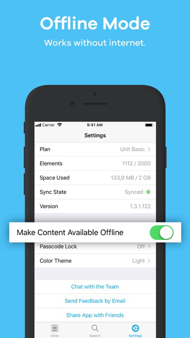 Unit: Notes, Todos, Lists for iOS (iPhone/iPad) - Free Download at AppPure