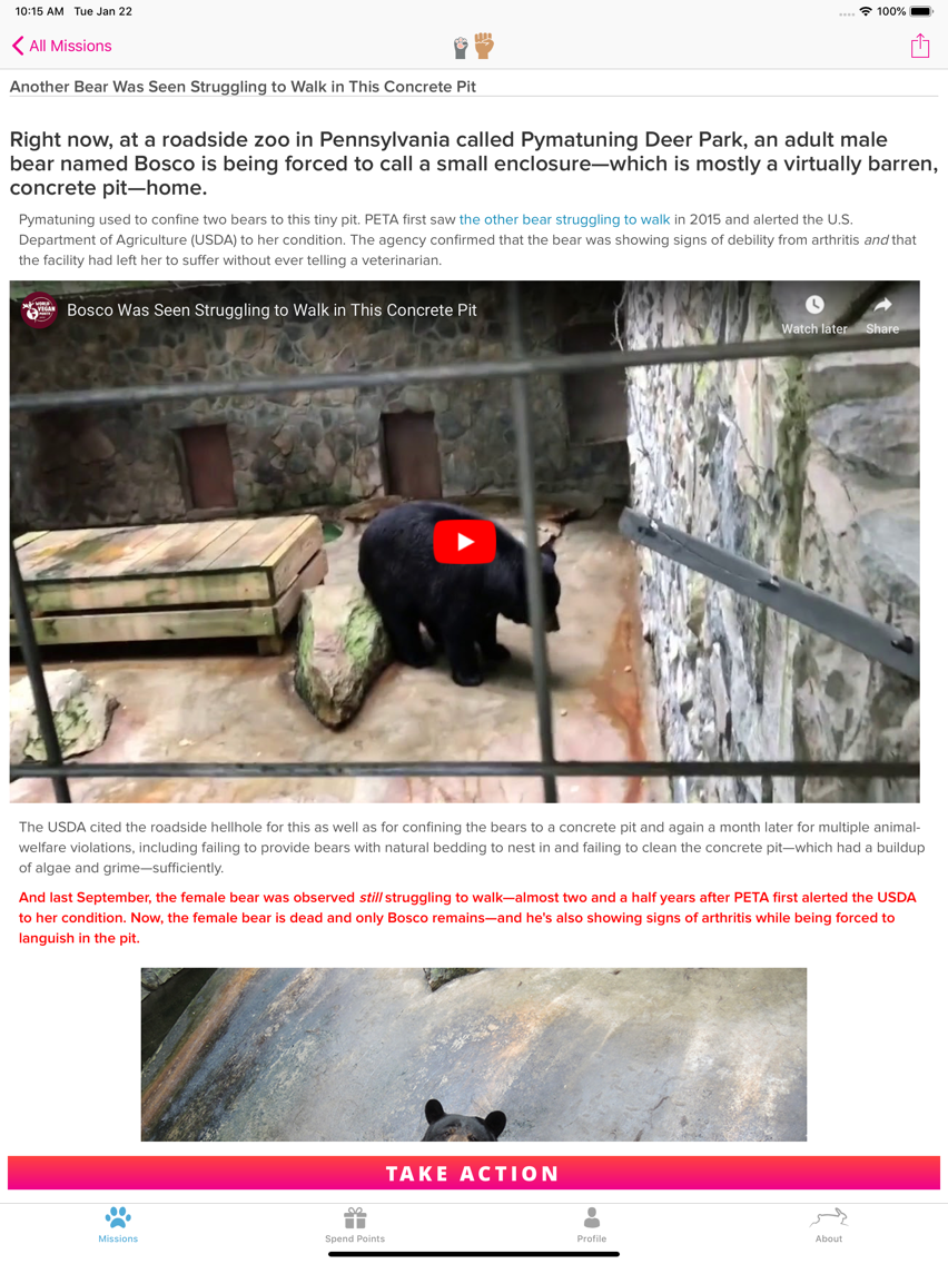 PETA Points: Save Animals for iOS (iPhone/iPad) - Free Download at AppPure