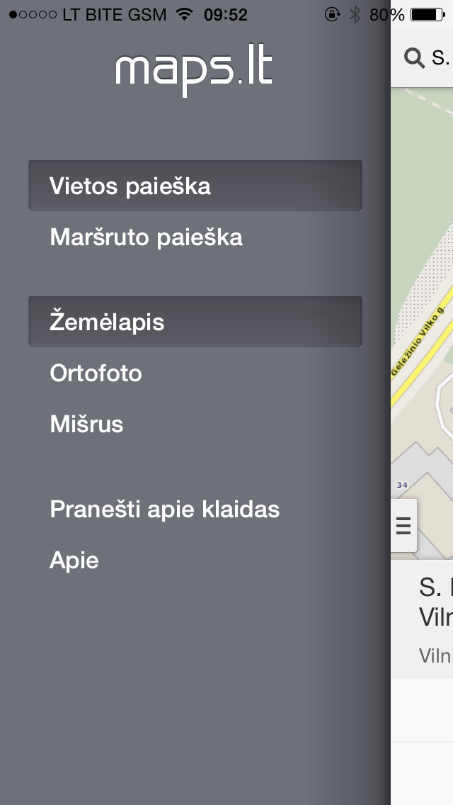 Maps.lt for iOS (iPhone/iPad) - Free Download at AppPure