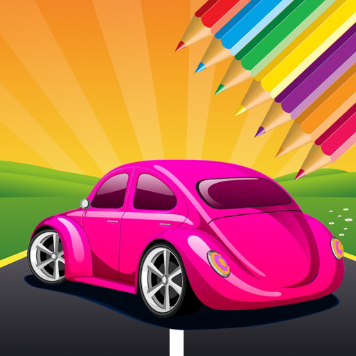 Car Coloring Book - Vehicle drawing for Kids for iOS (iPhone/iPad/iPod ...