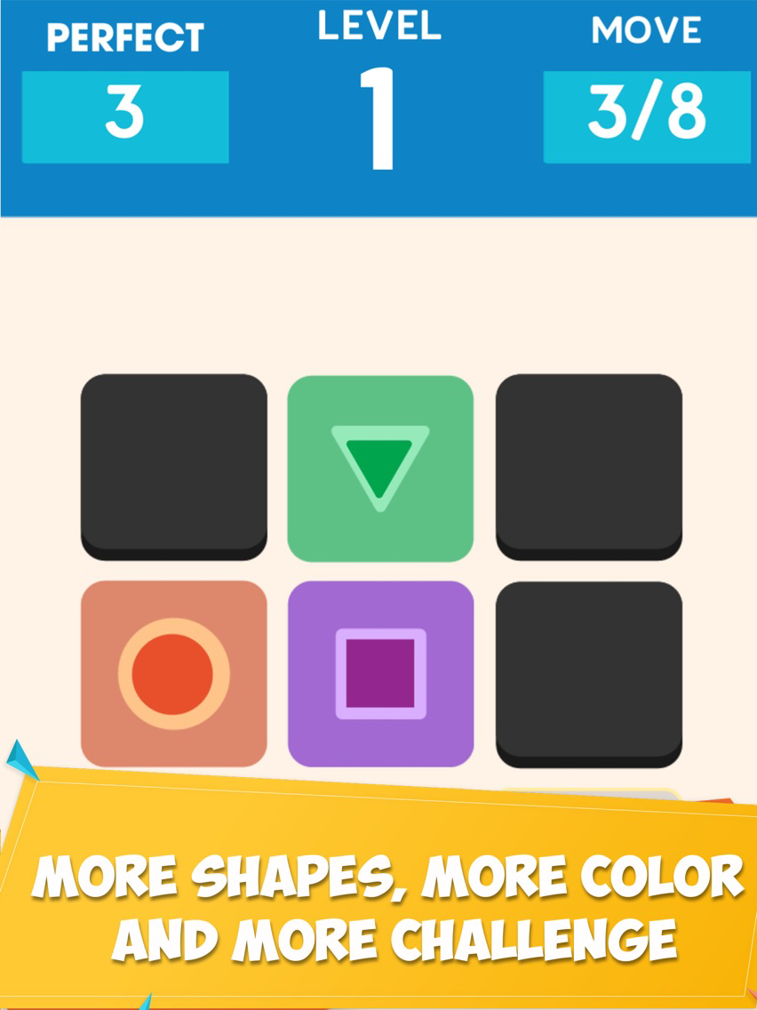 Laden Sie Move The Shapes: Brain Puzzle für iOS (iPhone/iPad) bei AppPure kostenlos herunter.