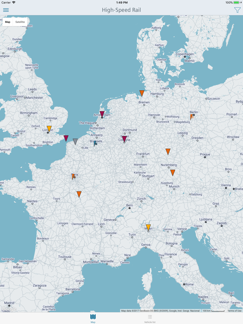 Railigent Fleet Monitoring for iOS (iPhone/iPad) - Free Download at AppPure