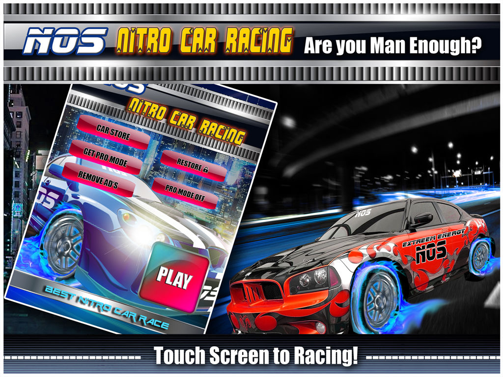 NOS for Airborne Speed FREE - Nitro Muscle Car infinite Race game for ...