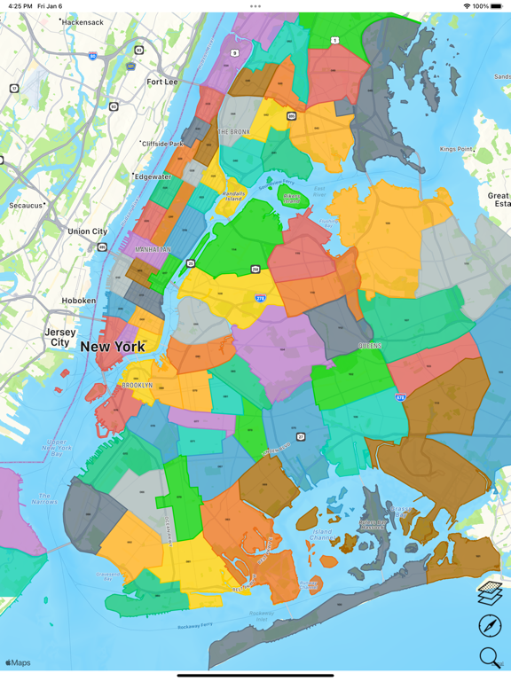 NYC Precinct Map for iOS (iPhone/iPad/iPod touch) - Free Download at ...