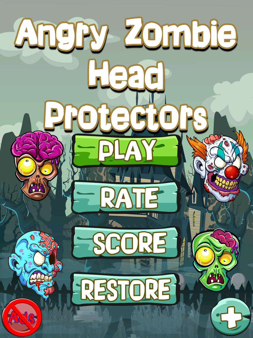 Angry Zomb-ie Head Protector-s: Save Your Zombies Life From Blood Splat ...