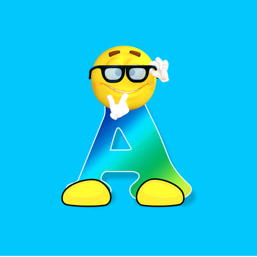 Smiley Face Alphabet Stickers for iOS (iPhone/iPad) Latest Version at ...