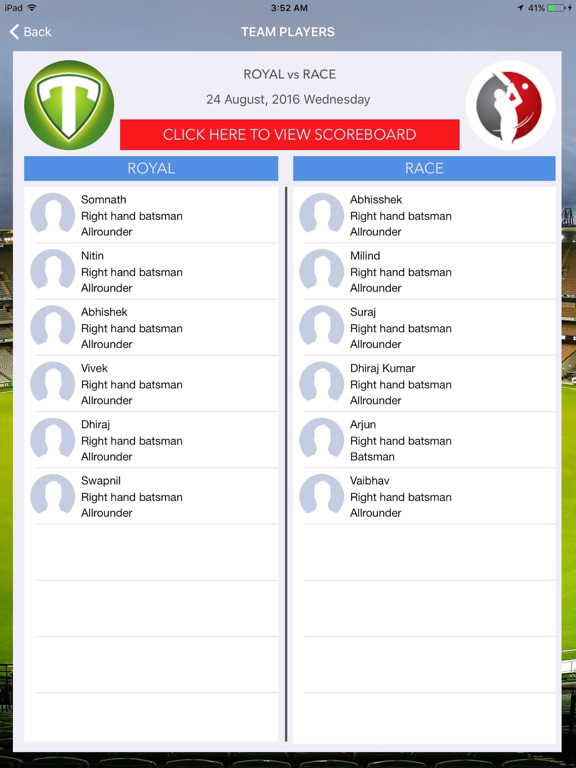 Cricket Scoreboard App para iOS (iPhone/iPad/iPod touch) - Baixar ...