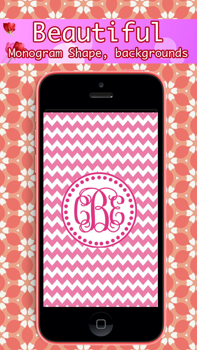 Monogram - Lock Screen & Home Screen Background Wallpaper for iOS ...