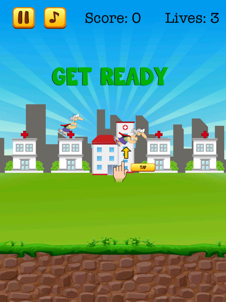 Super Granny Flapping Challenge A Grandma Survival Adventure Game for ...
